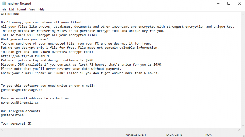 Vírus BBNM ️ (.bbnm file ransomware) — DESCRIÇÃO + DELETE