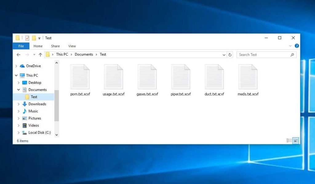 Vírus XCVF ️ (.xcvf file ransomware) — DESCRIÇÃO + DELETE